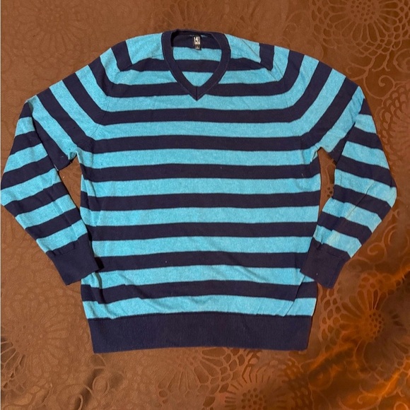 14th & Union | Sweaters | Mens 4th And Union Striped Sweater Blue And ...